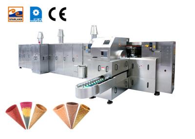 China Full Automatic Ice Cream Cone Biscuit Making Machine 101 Baking Plates 10000 Cones per Hour for sale