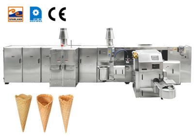 China 1.5kw 121 Plate Automatic Ice Cream Cone Making Machine 4600 Cones per Hour for sale