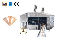 China Commercial Industrial Ice Cream Wafer Maker Machine 28 Plates 2200 Cones per Hour Stainless Steel for sale