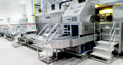 China Stainless Steel Ice Cream Cone Production Line 380V High Speed - 4200 to 10500 Cones/Hour Output for sale