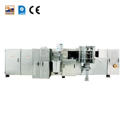 China 28-Mold 3-Cavity Stainless Steel Automatic Waffle Basket Production Line - 60 to 6000 pcs/hour Capacity for sale