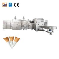 China 1.5KW Automatic Ice Cream Cone Production Line 14m Long 89 Baking Templates for sale