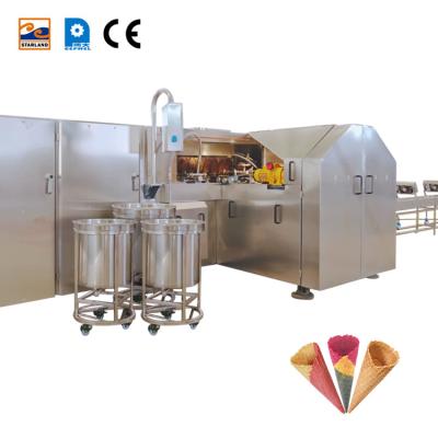 China Automatic Ice Cream Cone Production Line 137 Baking Plates 5200 Pcs/H 220V for sale