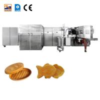 China PLC Control Waffle Biscuit Production Line 380V 6500kg Automatic Baking Machine for sale