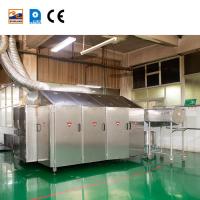 China 28 Baking Plates Automatic Wafer Cone Manufacturing System 3300 Cones per Hour CE for sale
