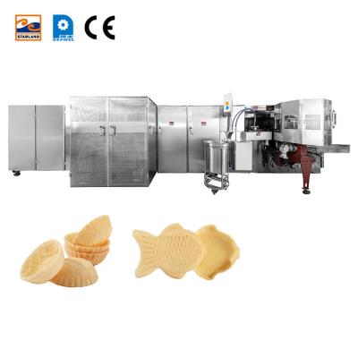 China PLC Control Waffle Basket Maker Machine 220V 380V CE Certified High Capacity Automatic for sale