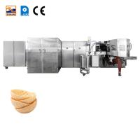 China Stainless Steel Automatic Waffle Cone Production Line 220V 380V Baking System 6500KG for sale