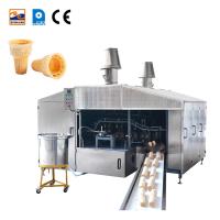China Automatic Sugar Cone Biscuit Production Machine 28 Baking Plates 2200 Cones per Hour for sale