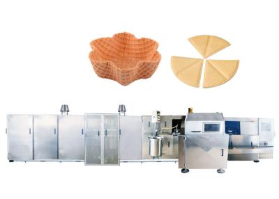 China Semi - Automatic Ice Cream Wafer Cone Making Machine With Various Shapes for sale