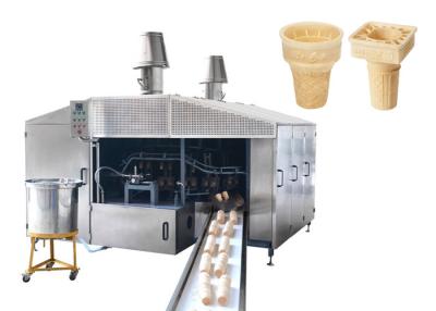 China 0.75kW Commercial Waffle Cone Machine 3500x3000x2200mm with Nodular Cast Iron Molds and Multi-Fuel Gas System for sale