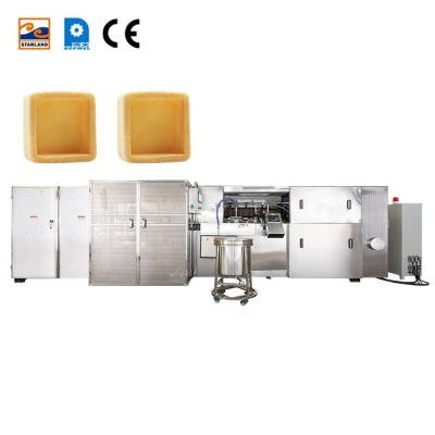 China Stainless Steel Tart Shell Production Line - 1.5kW 6500KG Commercial Snack Machine with CE Certification for sale