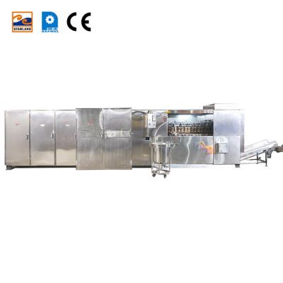 China PLC Automatic Monaka Wafer Making Machine 7000 Cones per Hour 220V/380V for sale