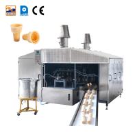 China Stainless Steel Wafer Biscuit Making Machine 28 Plates 4400 Cones per Hour for sale