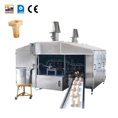 China Automated Wafer Cone Machine 28 Baking Plates 4400 Cones per Hour Stainless Steel CE for sale