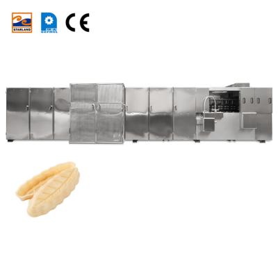 China Effortless Monaka Wafer Biscuit Production Line Digital Display Temperature Control for sale
