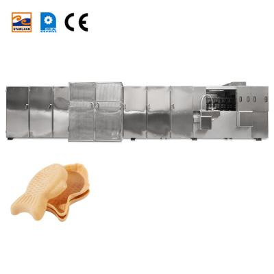 China CE Industrial Wafer Biscuit Manufacturing Line 7000 Cones per Hour 73 Baking Plates for sale