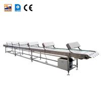 China Efficiency CE Stainless Steel Food Cooling Conveyor for sale