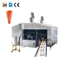 China Automatic Wafer Cone Production Line 4400 Pcs Hr 28 Molds Gas Powered Stainless Steel for sale
