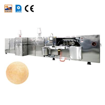 China Stainless Steel Automatic Gas Obleas Wafer Production Line 380V PLC Control for sale