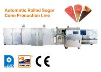 China Automatic Ice Cream Cone Production Line with Horizontal Rolling System - 4200 to 9500 Cones/Hour Capacity, 240mm to 320mm Baking Plates for sale