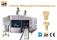 China Automatic Wafer Cone Production Line Without Timing Device 1.0hp 0.75kw for sale