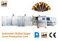 China Full Automatic Sugar Cone Production Line For Making Waffle Cup / Bowl CE Approved for sale