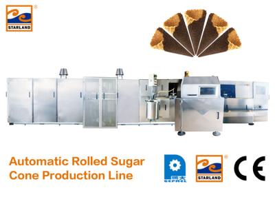China Full Automatic Sugar Cone Production Line For Making Waffle Cup / Bowl CE Approved for sale