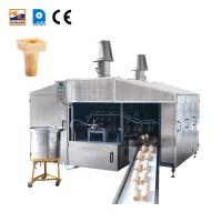 China Automatic Wafer Cone Production Line PLC Control Digital Display Temperature 380V for sale