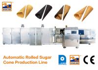 China CE Certified Automatic Sugar Cone Production Line with 63 Baking Plates, 6000 Cones/Hour Capacity and Fast Heating Oven for sale