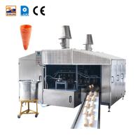 China Stainless Steel Material Texture Wafer Cone Production Line With Customized Design for sale