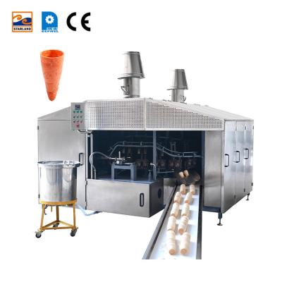 China Stainless Steel Material Texture Wafer Cone Production Line With Customized Design for sale
