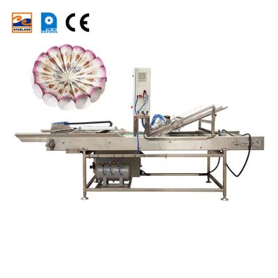 China Stainless Steel Auto Cone Sleeving Device For Sugar Cone Machine for sale