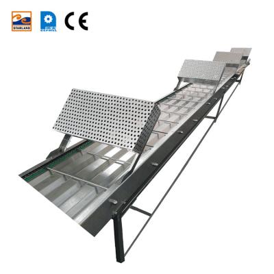China Stainless Steel Automatic Marshalling Cooling Conveyor Accessories for Cone Production Line 380V for sale