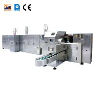 China Automatic Roller Sugar Cone Production Line 11000 Pcs/Hr 1.5KW for Ice Cream Factory for sale