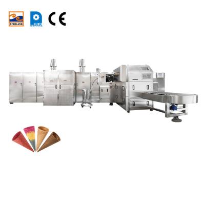 China Automatic Roller Sugar Cone Production Line 1000 Pieces per Hour CE Certified for sale