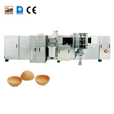China Automatic Waffle Basket Production Line 380V Stainless Steel PLC Control for sale