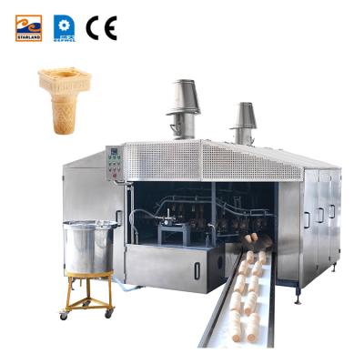 China Stainless Steel Texture Design Wafer Cone Machine Automatic Wafer Cone Maker for sale