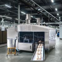 China Stainless Steel Material Texture Wafer Cone Production Line With And Automatic Function for sale