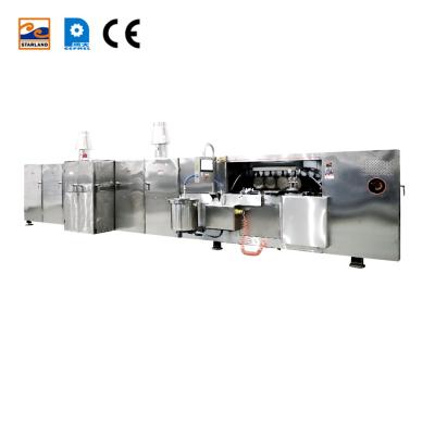 China PLC Controlled Automatic Wafer Biscuit Production Line Stainless Steel 1.5kw Gas Powered for sale
