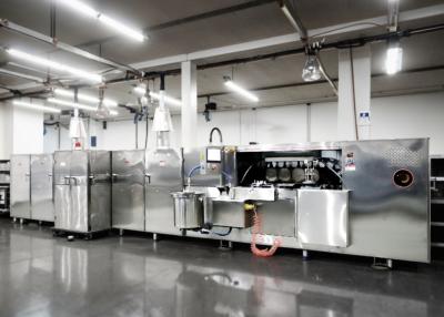 China Automatic Wafer Biscuit Production Line Gas Powered 1.5kw PLC Control Stainless Steel for sale