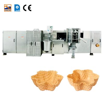 China Automatic Stainless Steel Waffle Basket Production Line 380V 1.5KW PLC Control for sale