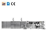 China Stainless Steel Automatic Waffle Roll Production Line 1200 Pcs Per Hour 1.5KW for sale