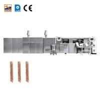 China Gas Heating Automatic Egg Roll Production Line 1200pcs per Hour PLC Control for sale