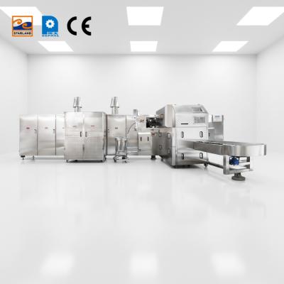 China Automatic Ice Cream Cone Production Line Commercial Application Capable Of Producing Various Cone Sizes for sale