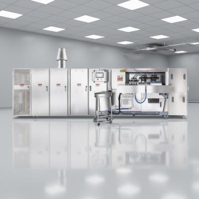 China Automatic Stainless Steel Wafer Cone Production Line with PLC Control 380V for sale