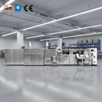 China Automatic Waffle Roll Production Line 1.5KW 220V 380V PLC Control Stainless Steel Egg Roll Baking Machine for sale