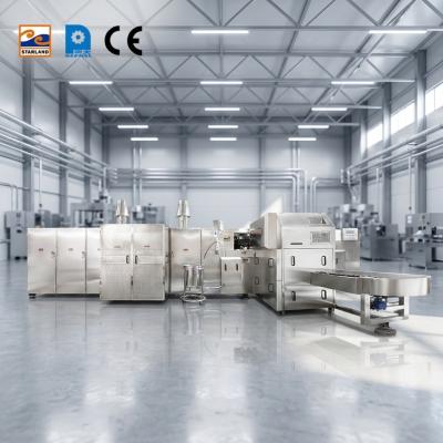 China Automatic Rolled Sugar Cone Production Line 11000 PCS/H 1.5KW CE Certified for sale