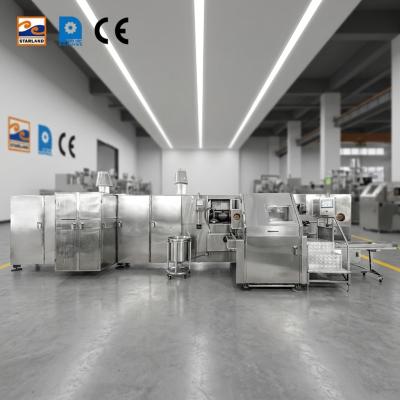 China Automatic Rolled Barquillo Cone Production Line 1600-2000 Cones/Hr 220V for sale