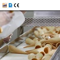 China Full Automatic Barquillo Cone Production Line 1800 PCS/H Food Grade Stainless Steel for sale