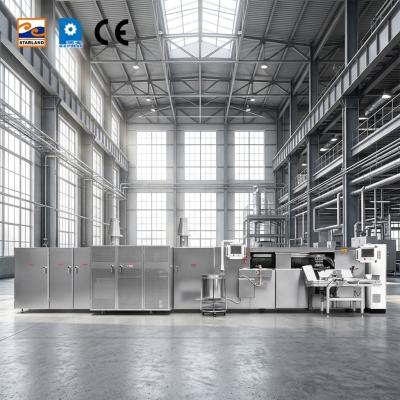 China Automatic Egg Roll Production Line Featuring Automatic Waffle Roll Production Line To Enhance Production Efficiency for sale